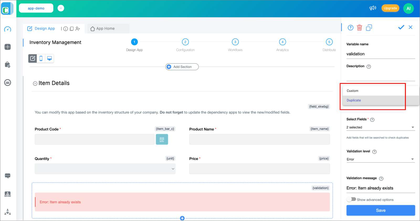 Alternative to Google Forms with Duplicate Checker | Clappia